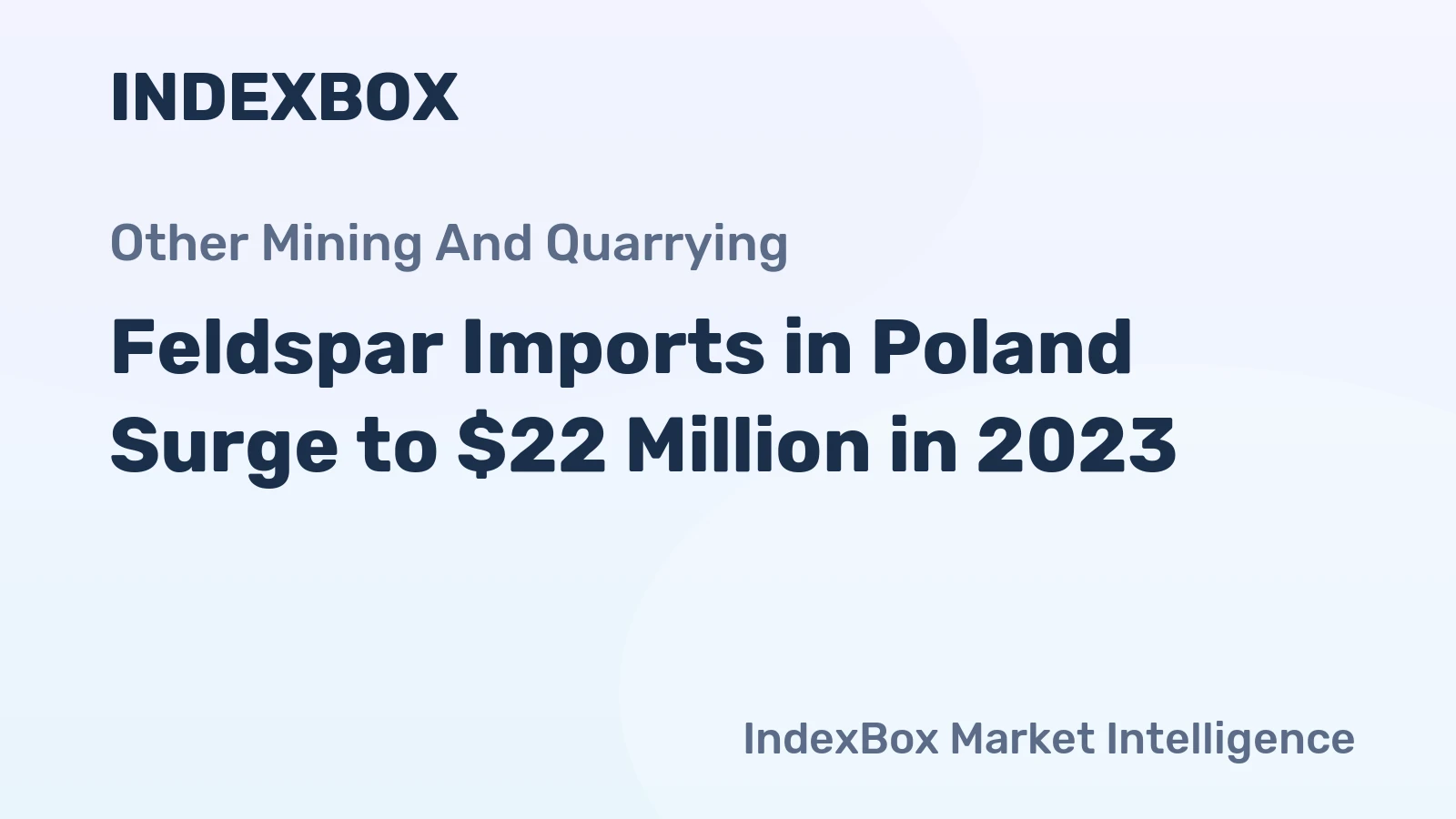 Feldspar Imports in Poland Surge to $22 Million in 2023