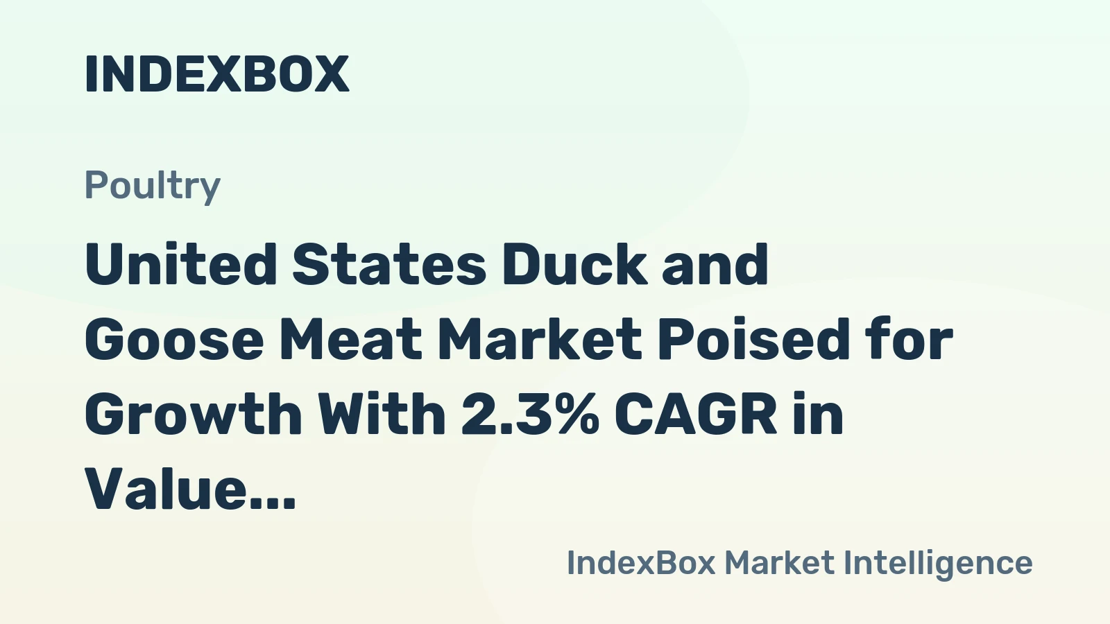 United States Duck and Goose Meat Market Poised for Growth With 2.3% CAGR in Value Through 2035