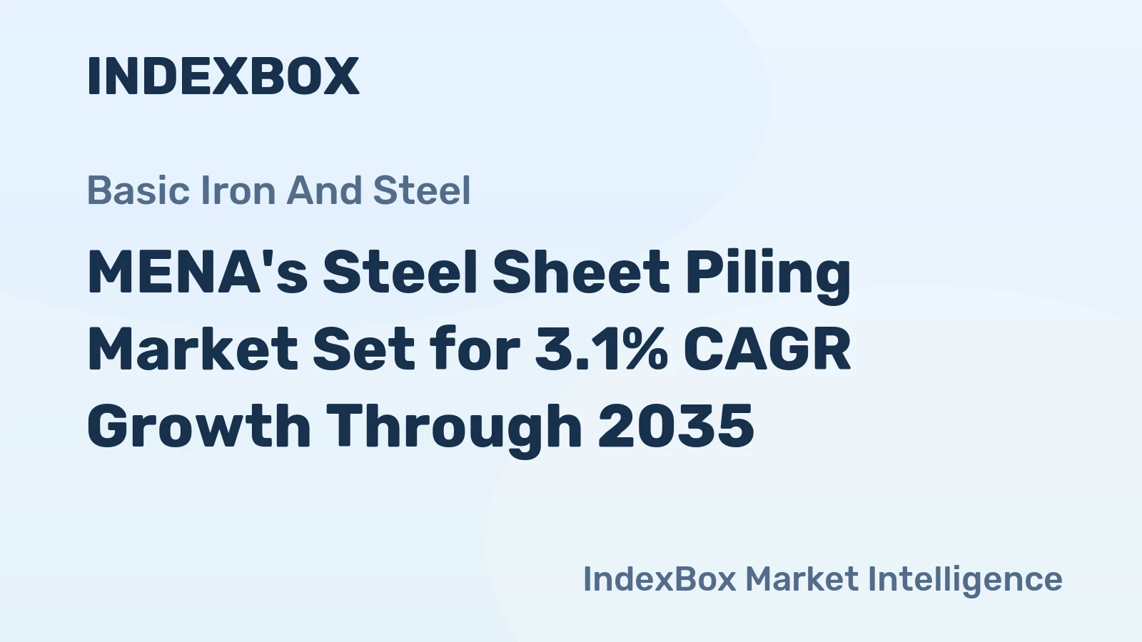 MENA's Steel Sheet Piling Market Set for 3.1% CAGR Growth Through 2035