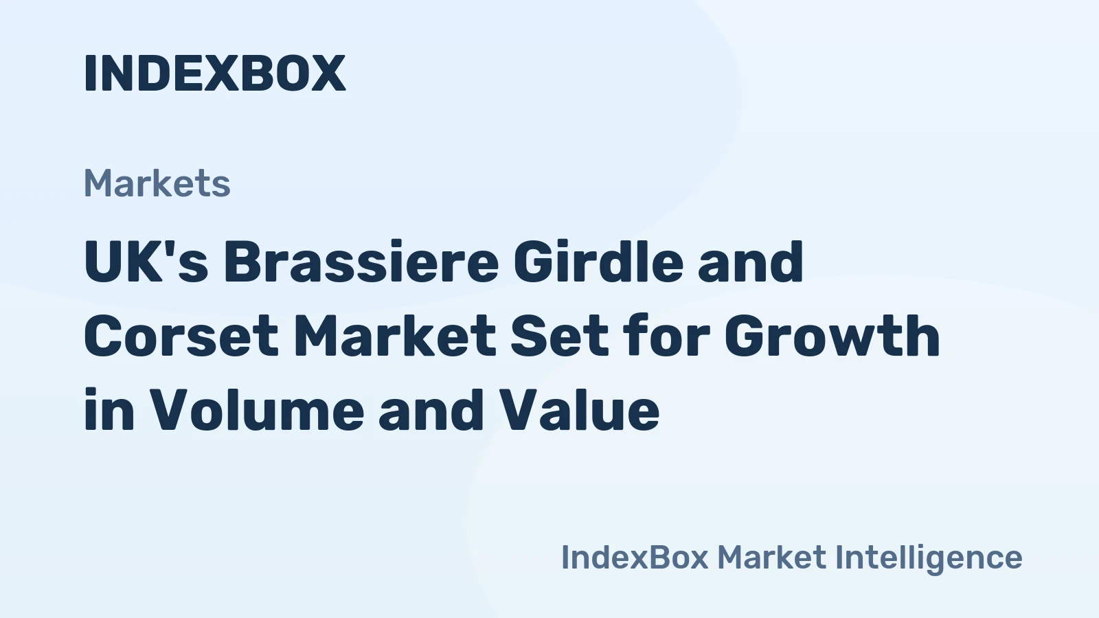 UK's Brassiere Girdle and Corset Market Set for Growth in Volume and Value