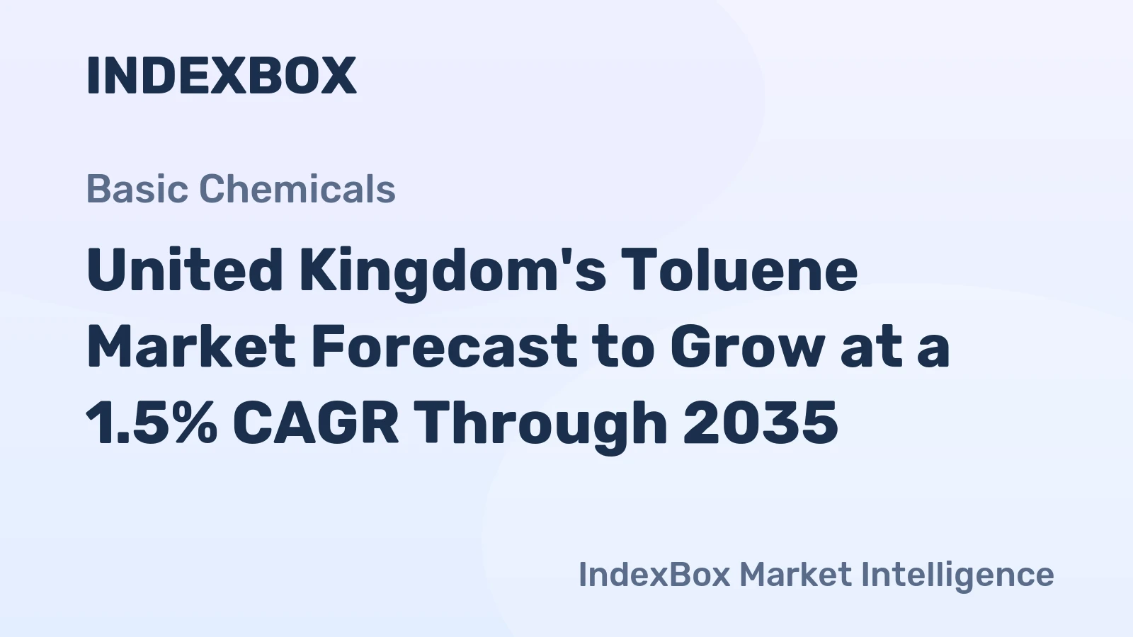 United Kingdom's Toluene Market Forecast to Grow at a 1.5% CAGR Through 2035