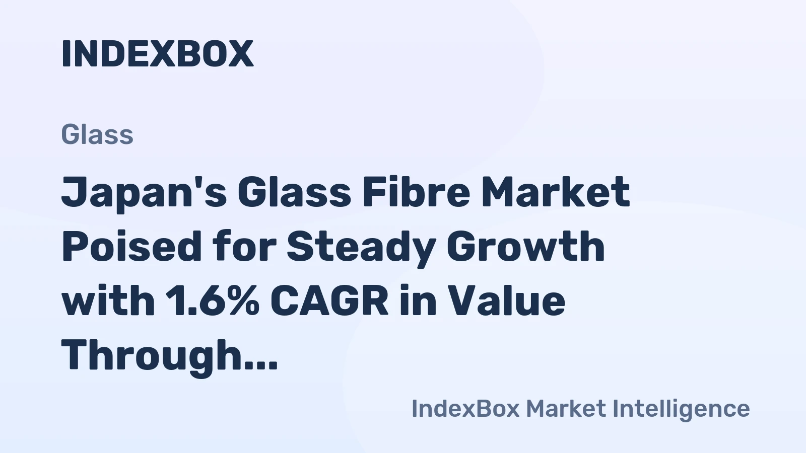 Japan's Glass Fibre Market Poised for Steady Growth with 1.6% CAGR in Value Through 2035