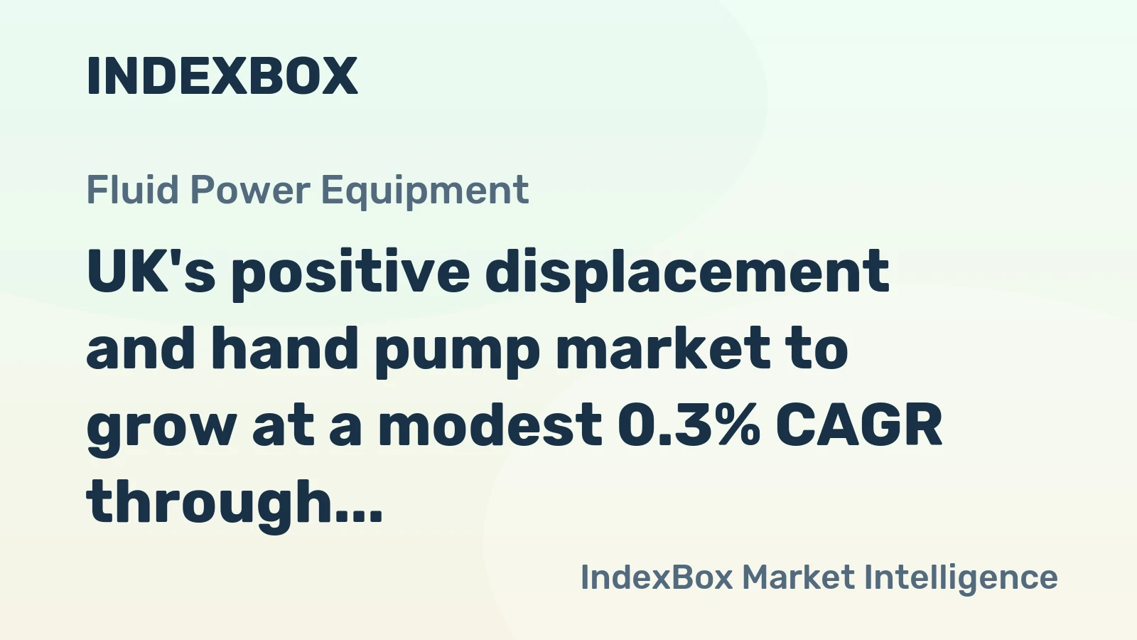UK's positive displacement and hand pump market to grow at a modest 0.3% CAGR through 2035, reaching $93M.