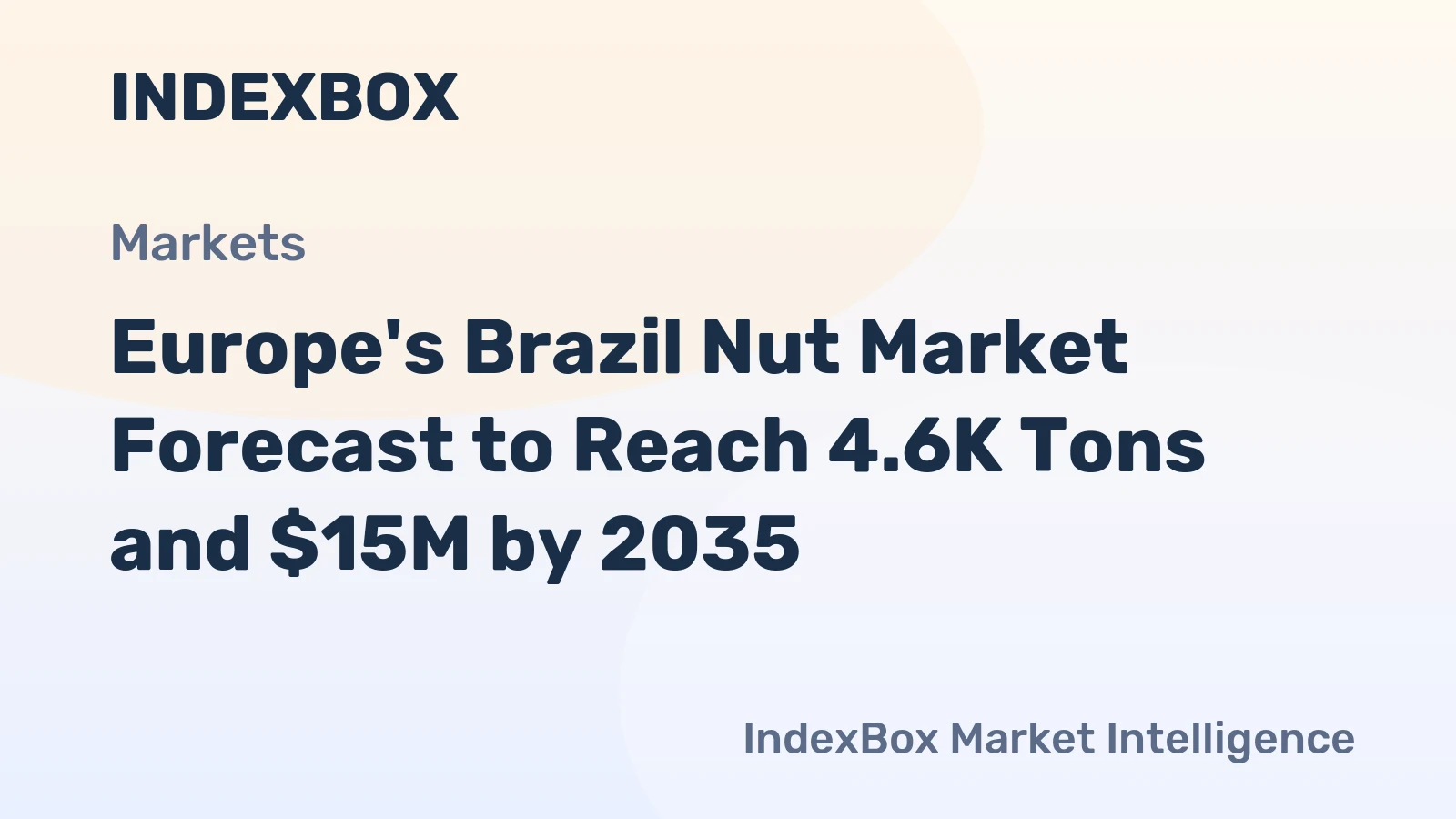 Europe's Brazil Nut Market Forecast to Reach 4.6K Tons and $15M by 2035