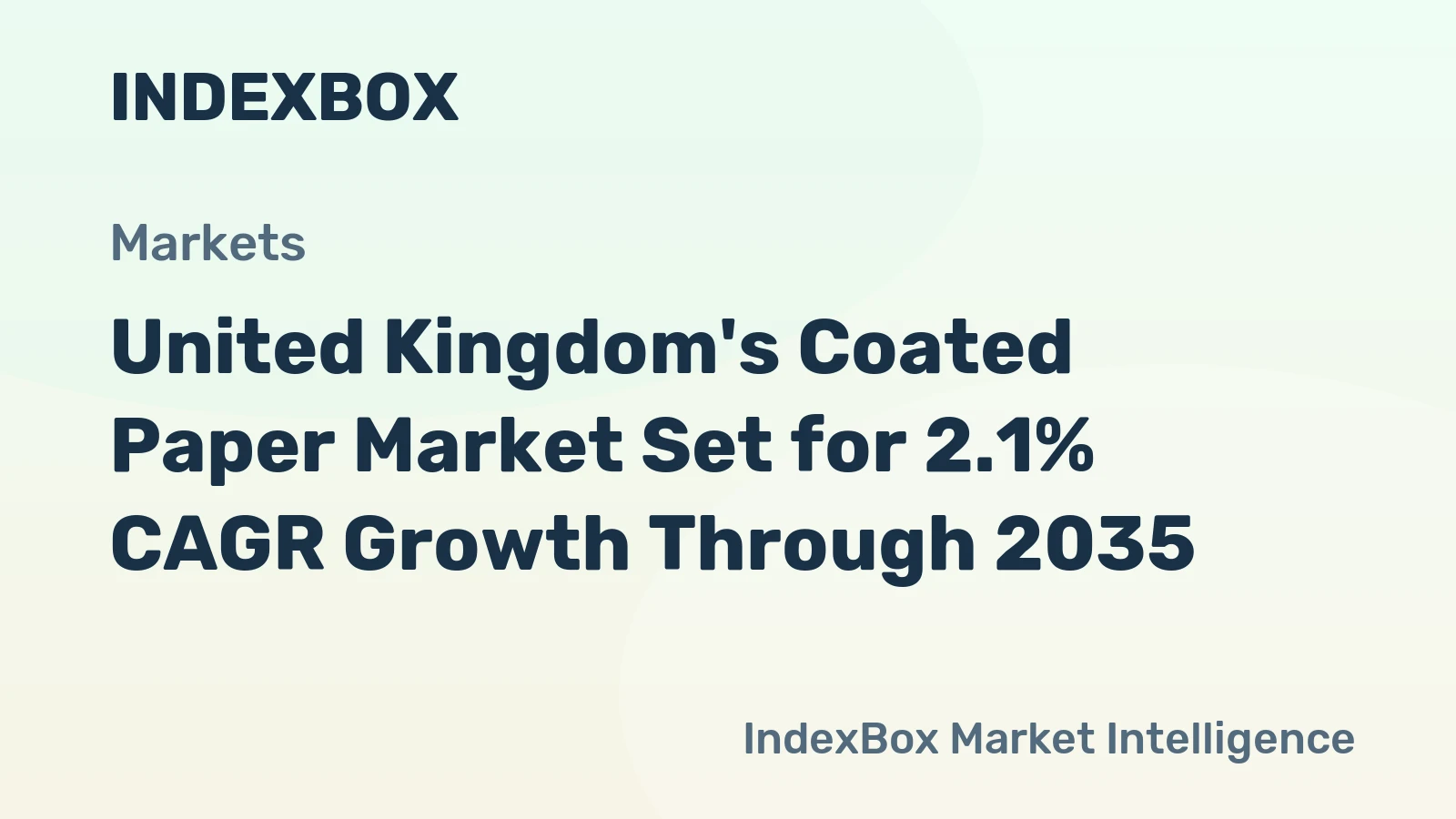 United Kingdom's Coated Paper Market Set for 2.1% CAGR Growth Through 2035