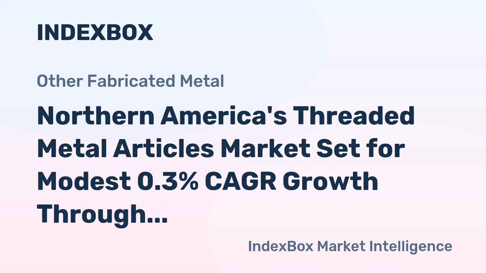 Northern America's Threaded Metal Articles Market Set for Modest 0.3% CAGR Growth Through 2035