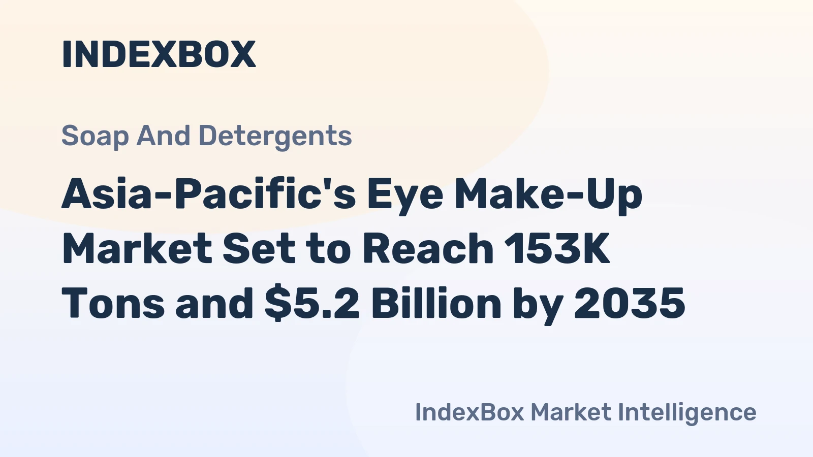 Asia-Pacific's Eye Make-Up Market Set to Reach 153K Tons and $5.2 Billion by 2035