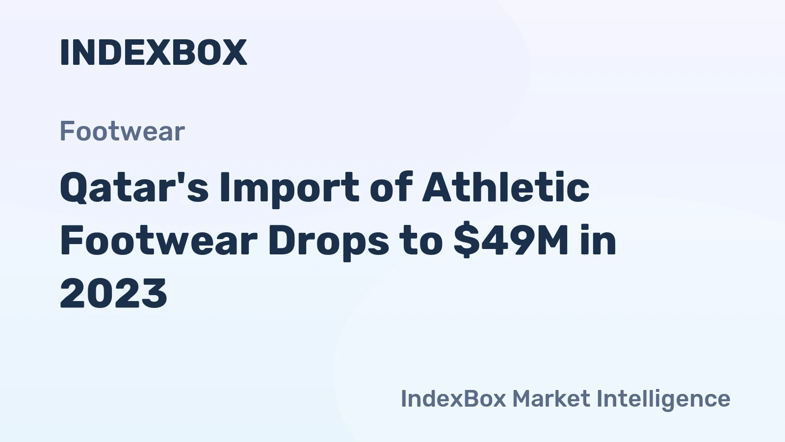 Qatar's Import of Athletic Footwear Drops to $49M in 2023