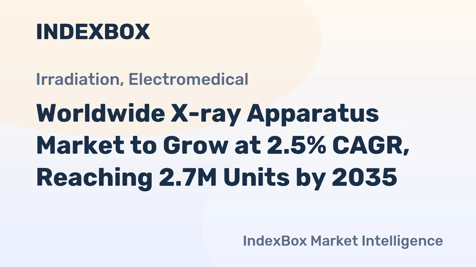 Worldwide X-ray Apparatus Market to Grow at 2.5% CAGR, Reaching 2.7M Units by 2035