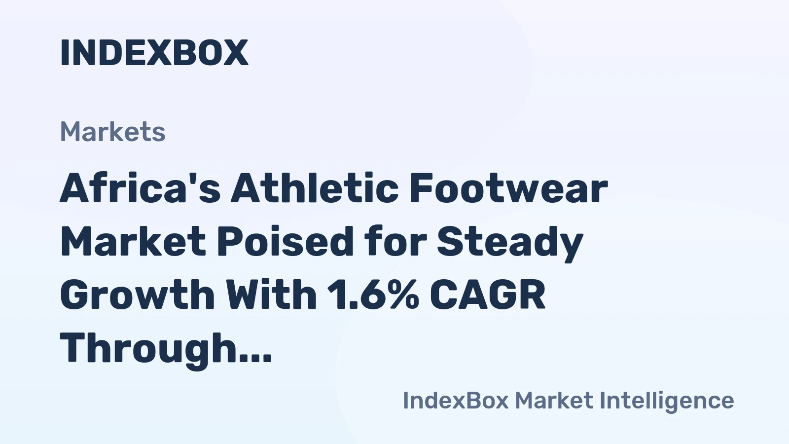 Africa's Athletic Footwear Market Poised for Steady Growth With 1.6% CAGR Through 2035