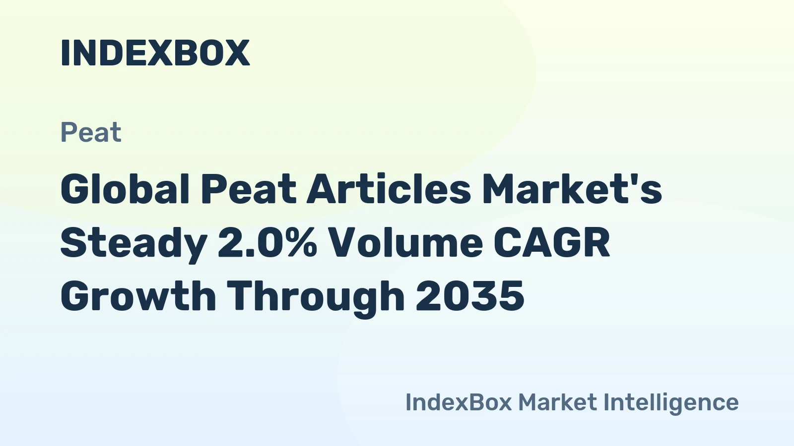 Global Peat Articles Market's Steady 2.0% Volume CAGR Growth Through 2035