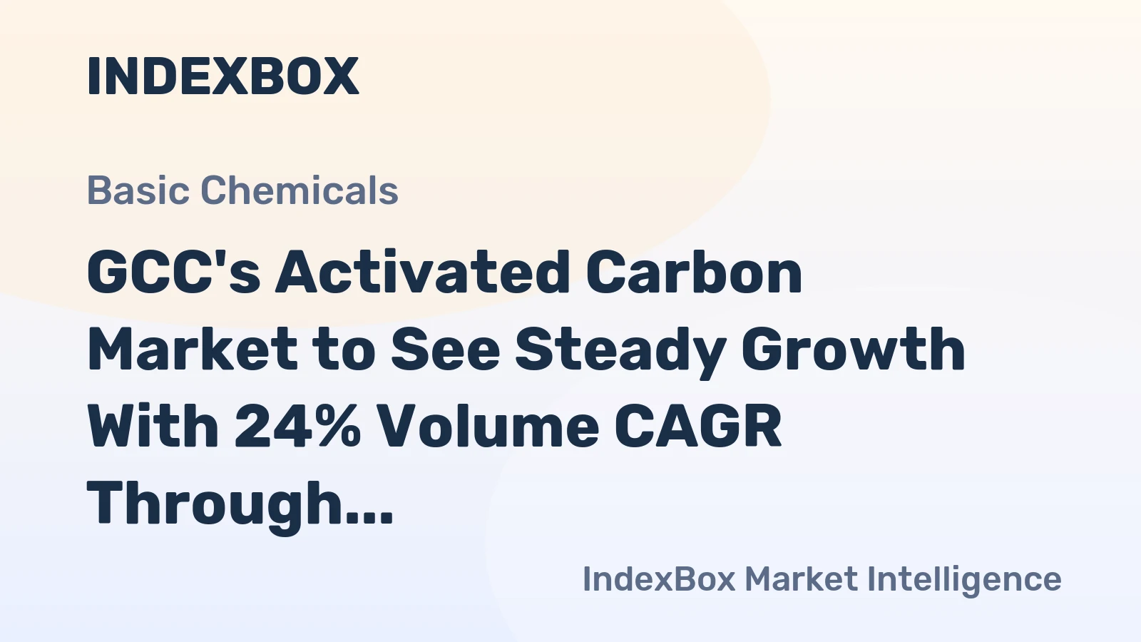 GCC's Activated Carbon Market to See Steady Growth With 24% Volume CAGR Through 2035