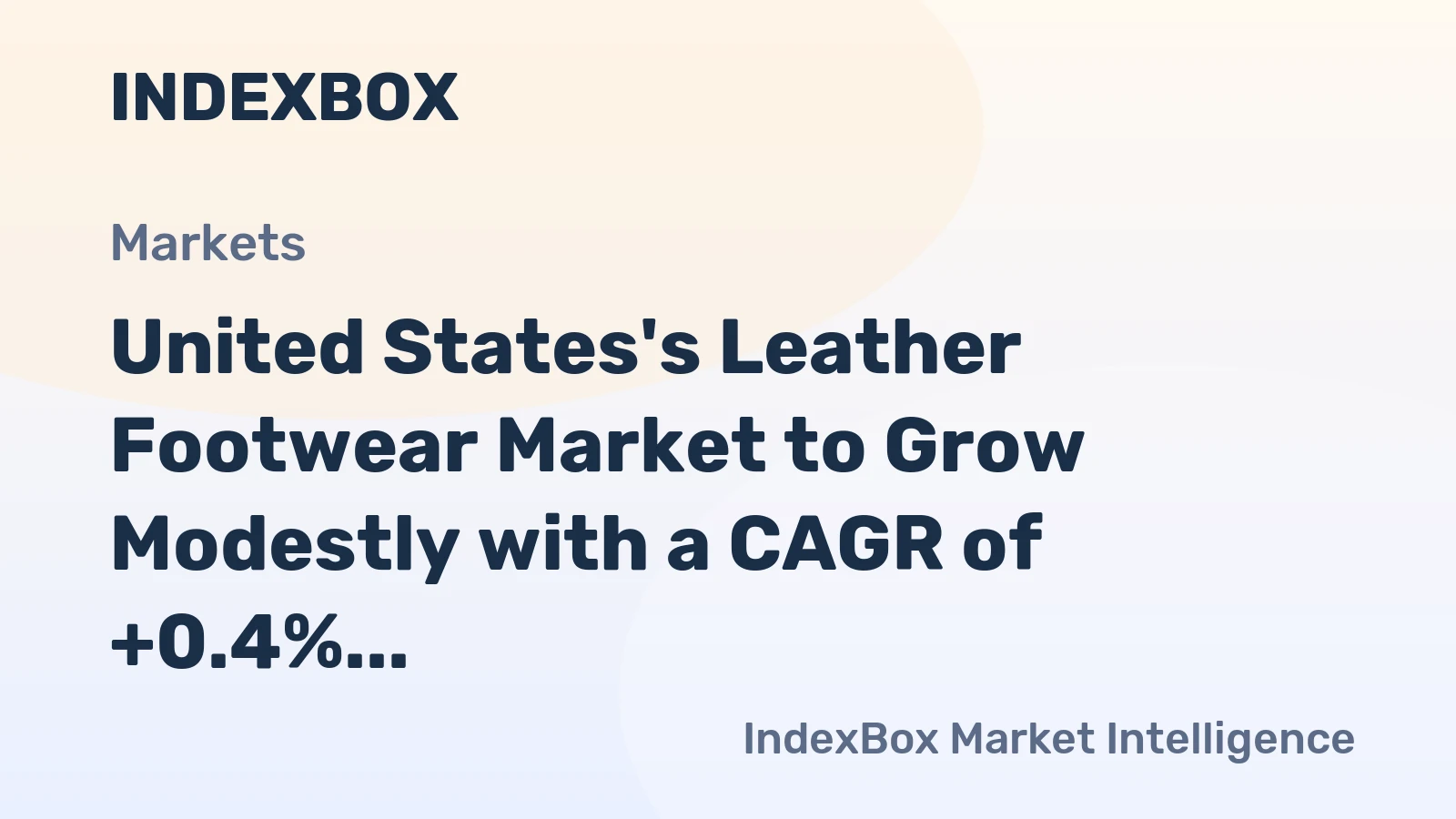 United States's Leather Footwear Market to Grow Modestly with a CAGR of +0.4% from 2024 to 2035