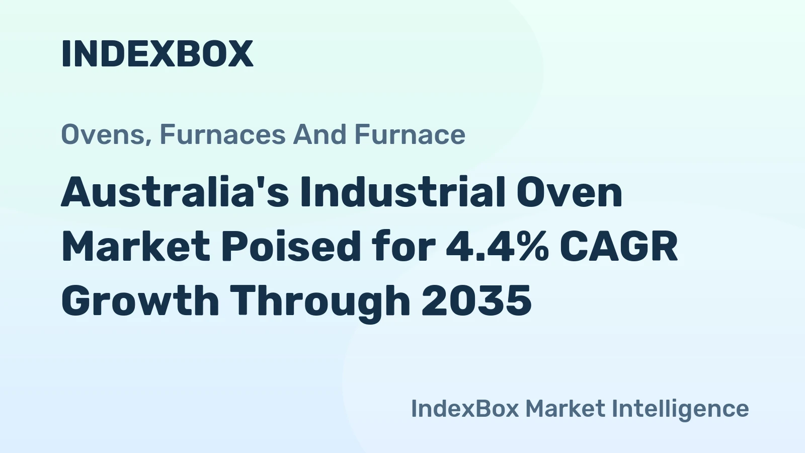 Australia's Industrial Oven Market Poised for 4.4% CAGR Growth Through 2035