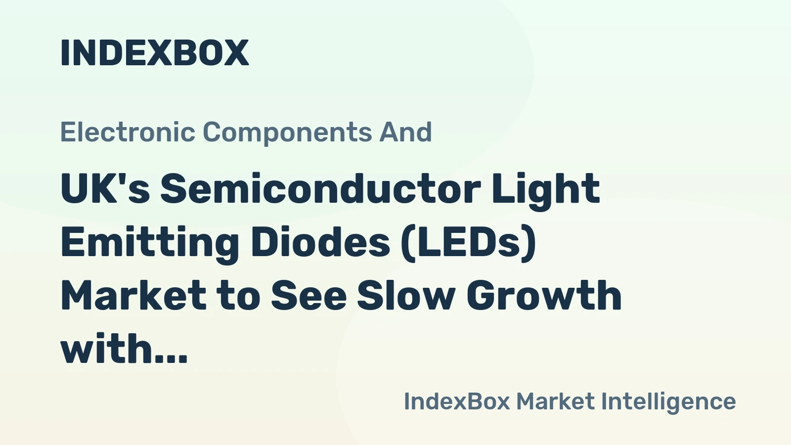 UK's Semiconductor Light Emitting Diodes (LEDs) Market to See Slow Growth with CAGR of +1.0% through 2035
