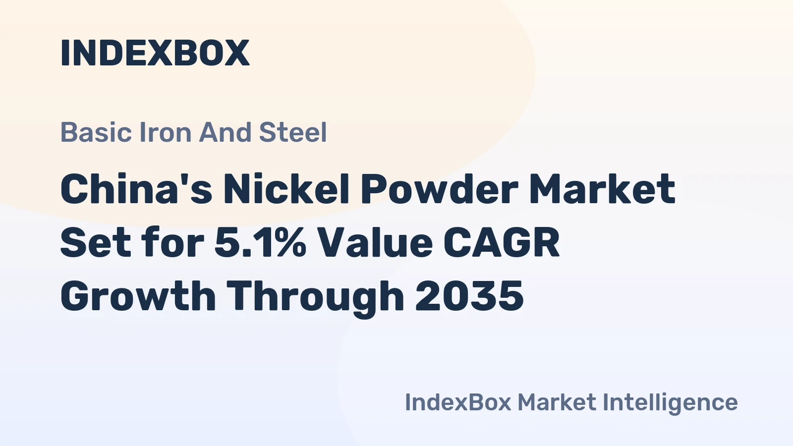 China's Nickel Powder Market Set for 5.1% Value CAGR Growth Through 2035