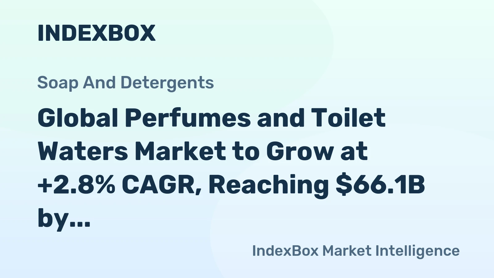 Global Perfumes and Toilet Waters Market to Grow at +2.8% CAGR, Reaching $66.1B by 2035