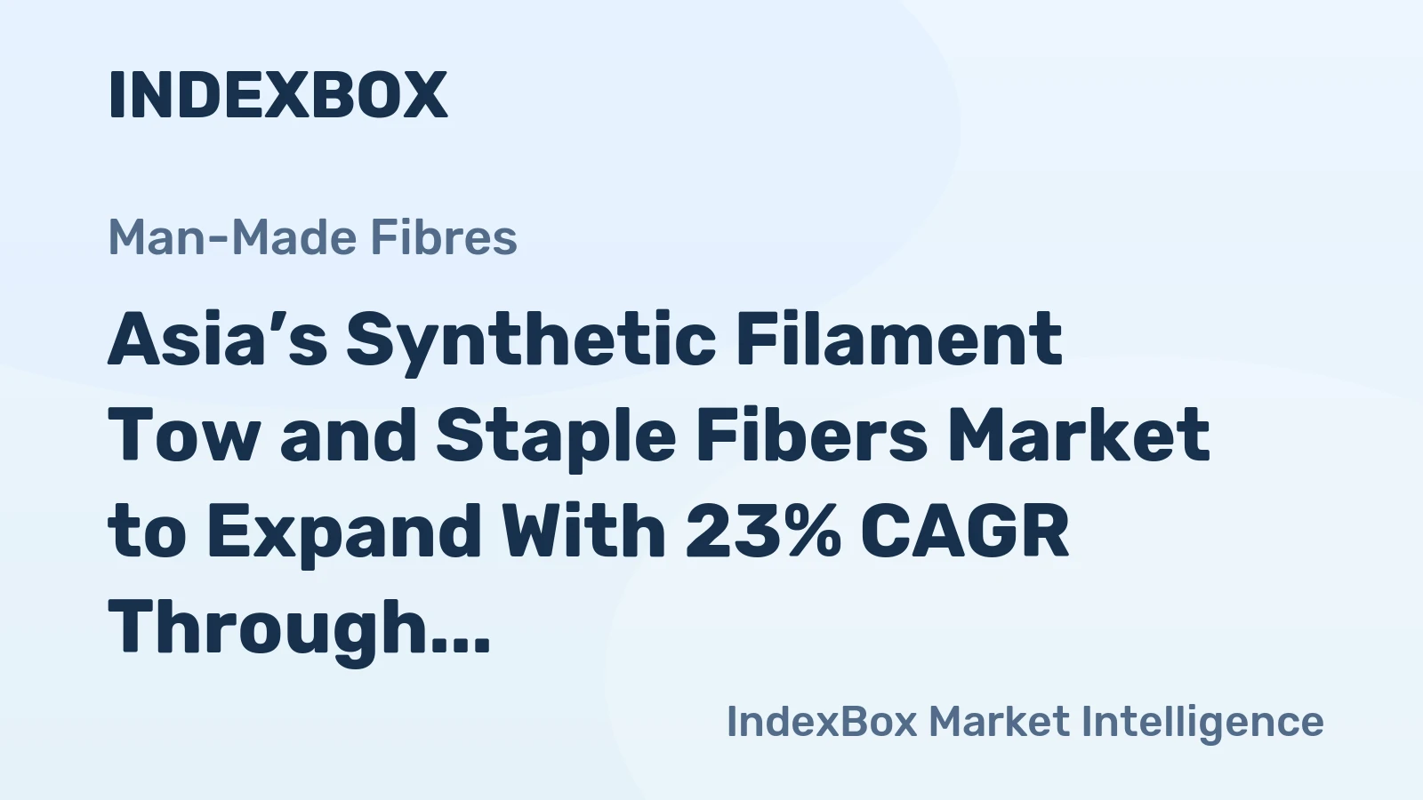 Asia’s Synthetic Filament Tow and Staple Fibers Market to Expand With 23% CAGR Through 2035