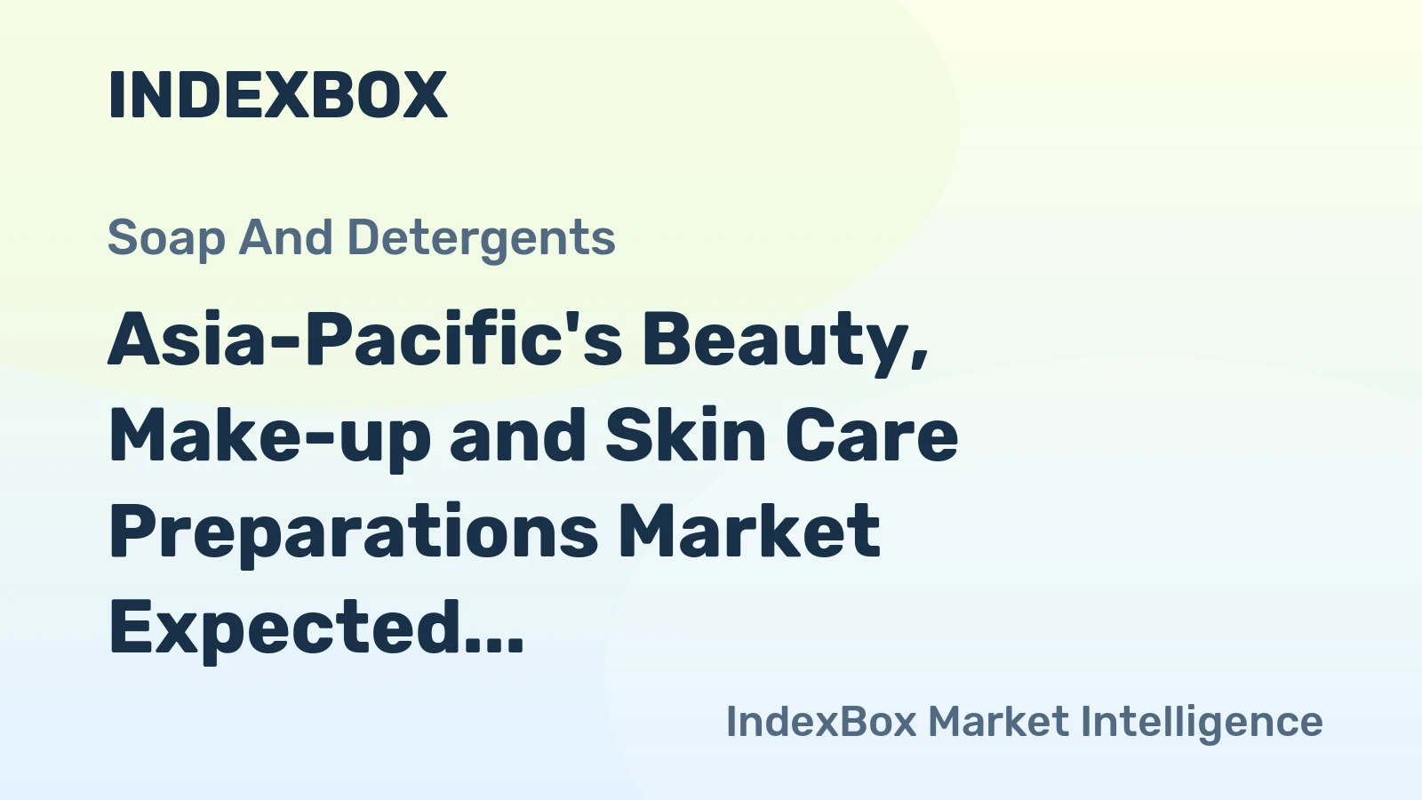 Asia-Pacific's Beauty, Make-up and Skin Care Preparations Market Expected to Reach 3M Tons and $48.2B by 2035