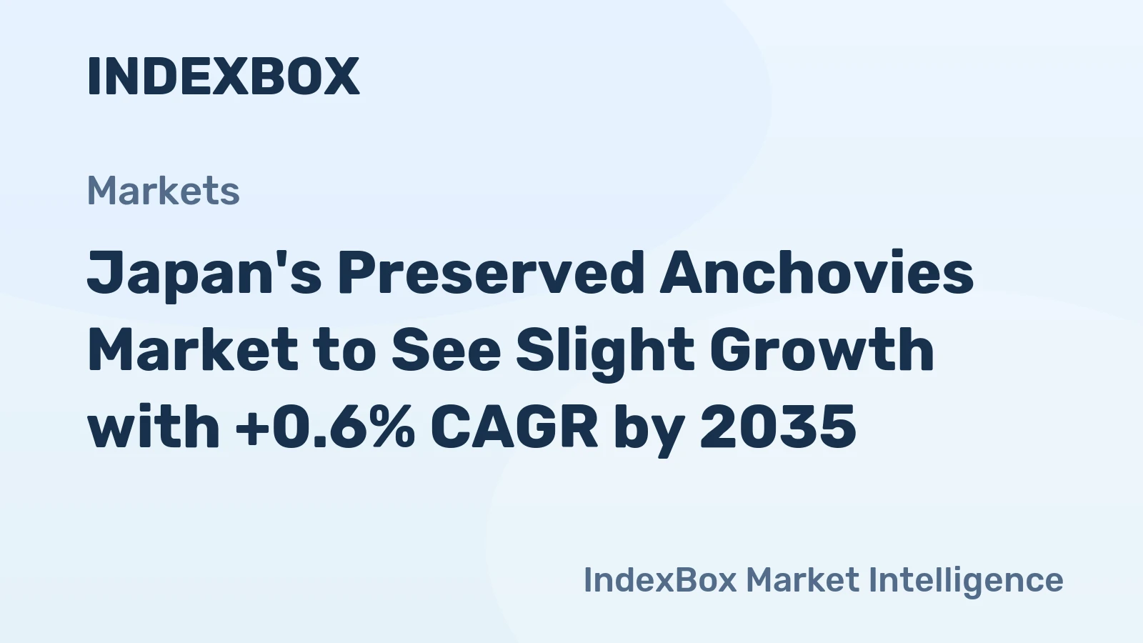 Japan's Preserved Anchovies Market to See Slight Growth with +0.6% CAGR by 2035
