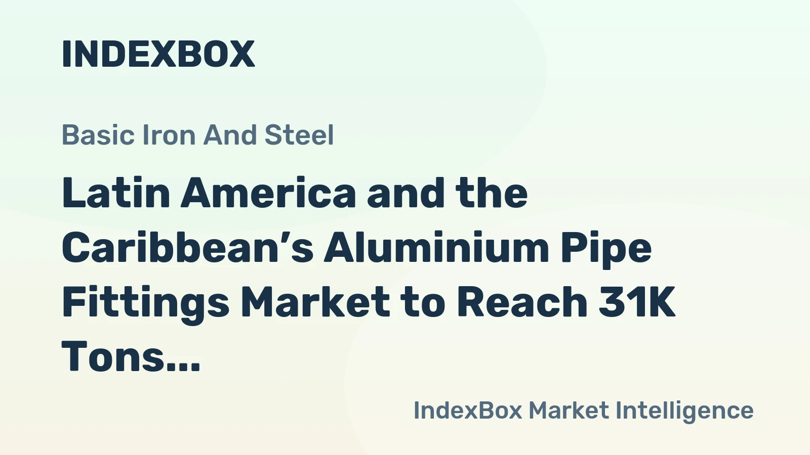 Latin America and the Caribbean’s Aluminium Pipe Fittings Market to Reach 31K Tons and $671M by 2035