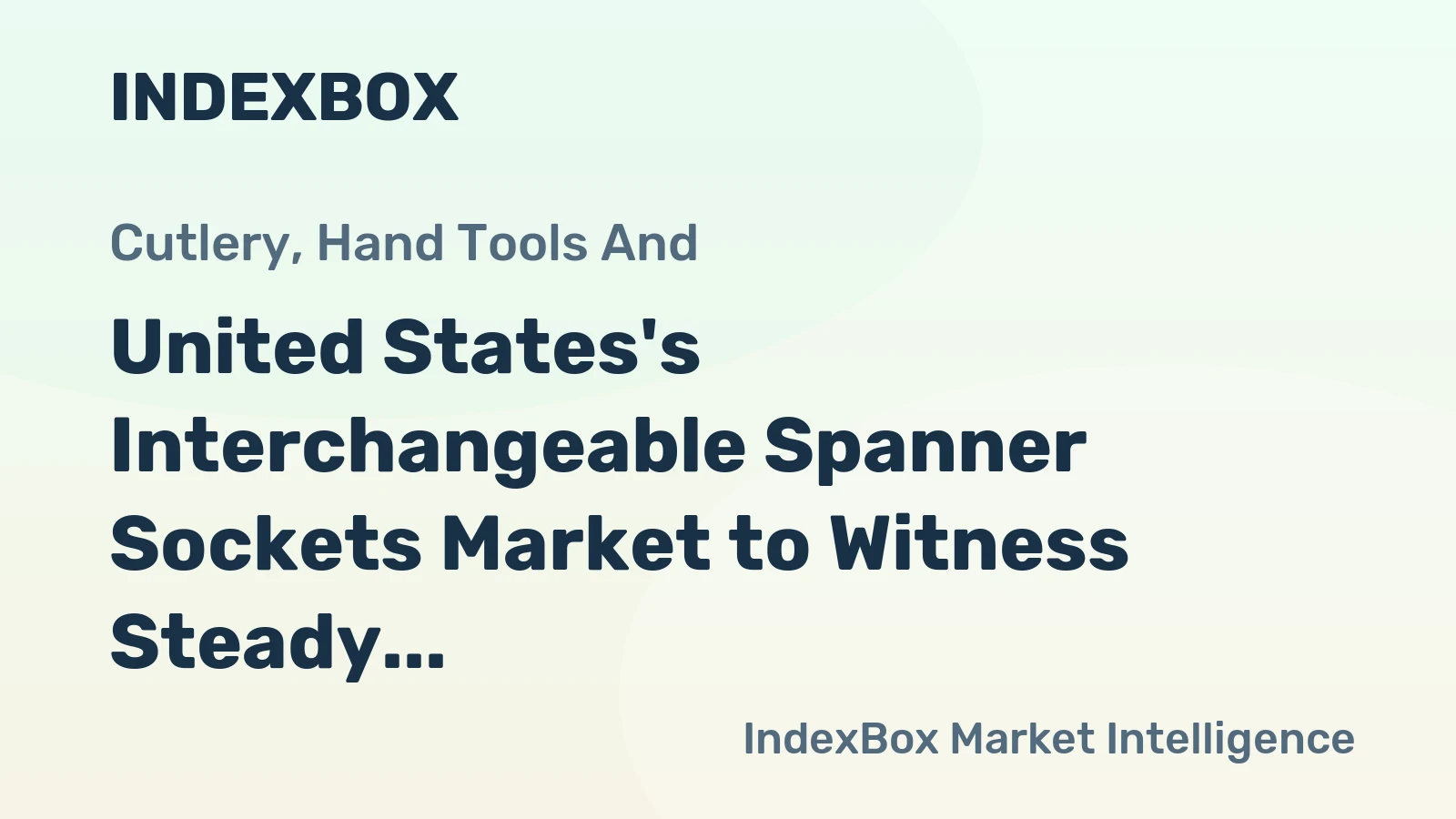 United States's Interchangeable Spanner Sockets Market to Witness Steady Growth with a CAGR of +3.1%