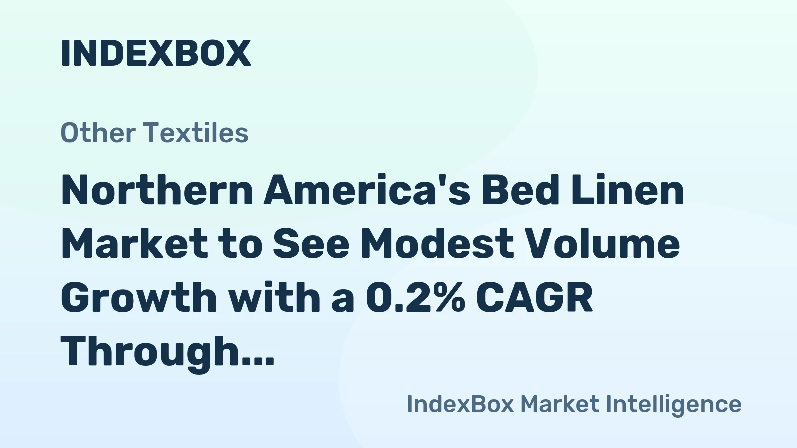 Northern America's Bed Linen Market to See Modest Volume Growth with a 0.2% CAGR Through 2035