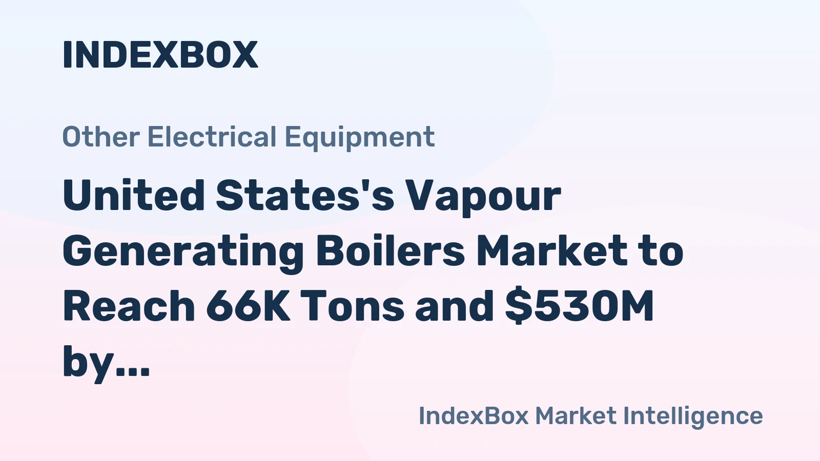 United States's Vapour Generating Boilers Market to Reach 66K Tons and $530M by 2035