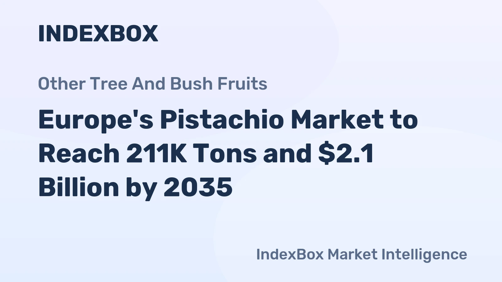 Europe's Pistachio Market to Reach 211K Tons and $2.1 Billion by 2035