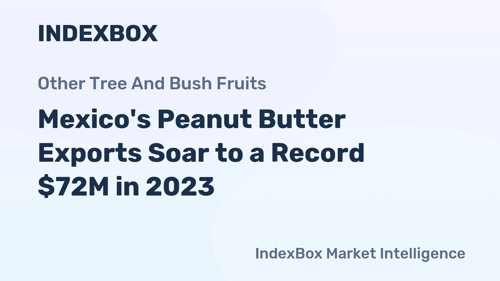 Mexico's Peanut Butter Exports Soar to a Record $72M in 2023