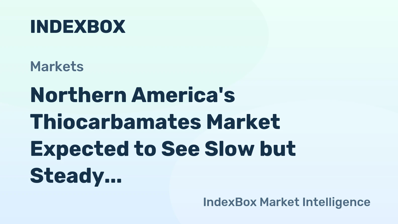 Northern America's Thiocarbamates Market Expected to See Slow but Steady Growth with CAGR of +0.5%