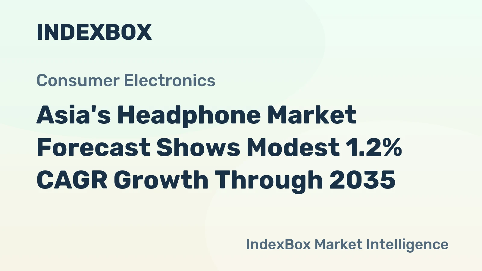 Asia's Headphone Market Forecast Shows Modest 1.2% CAGR Growth Through 2035