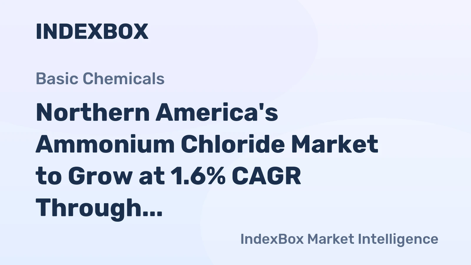 Northern America's Ammonium Chloride Market to Grow at 1.6% CAGR Through 2035