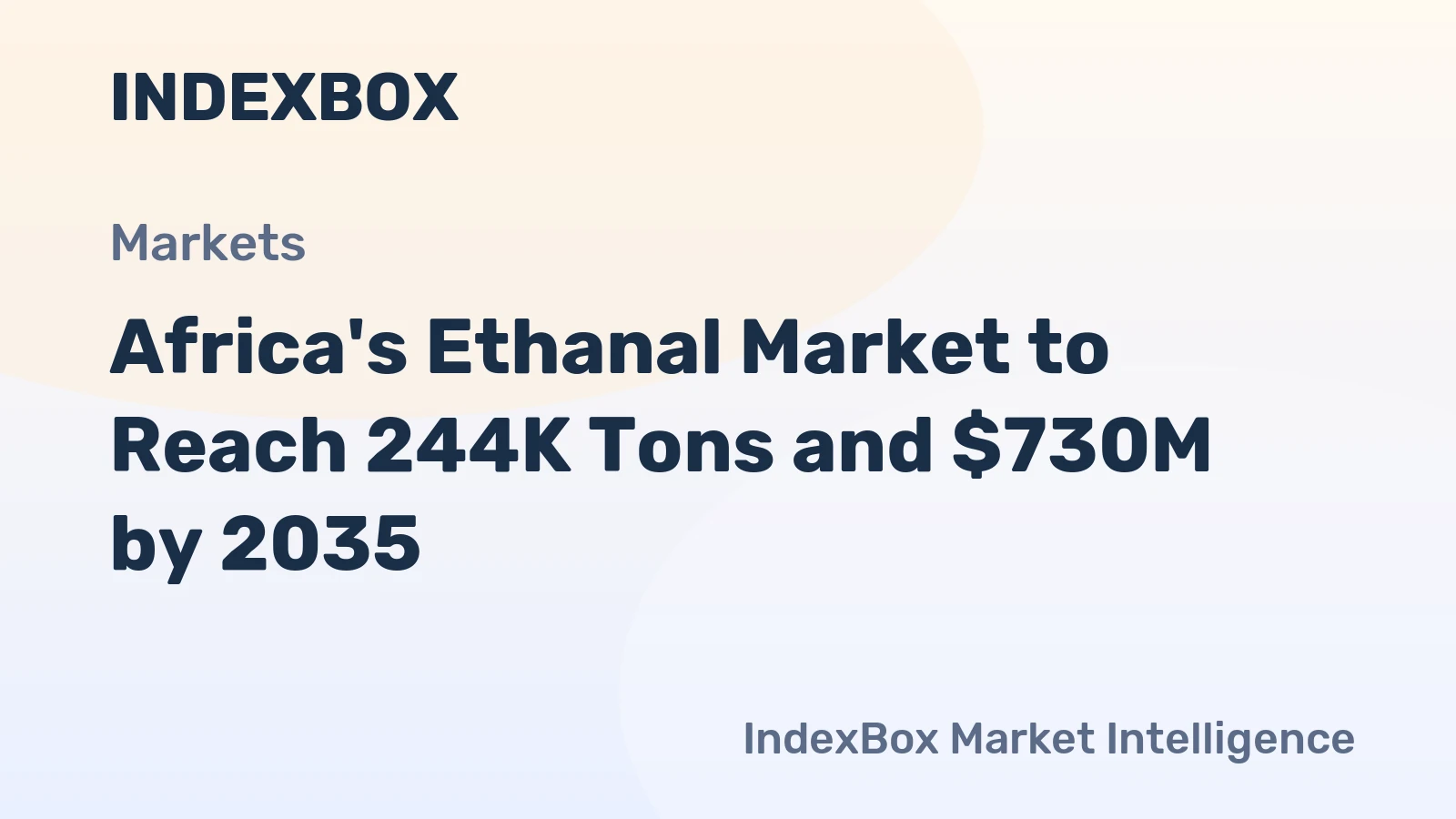 Africa's Ethanal Market to Reach 244K Tons and $730M by 2035