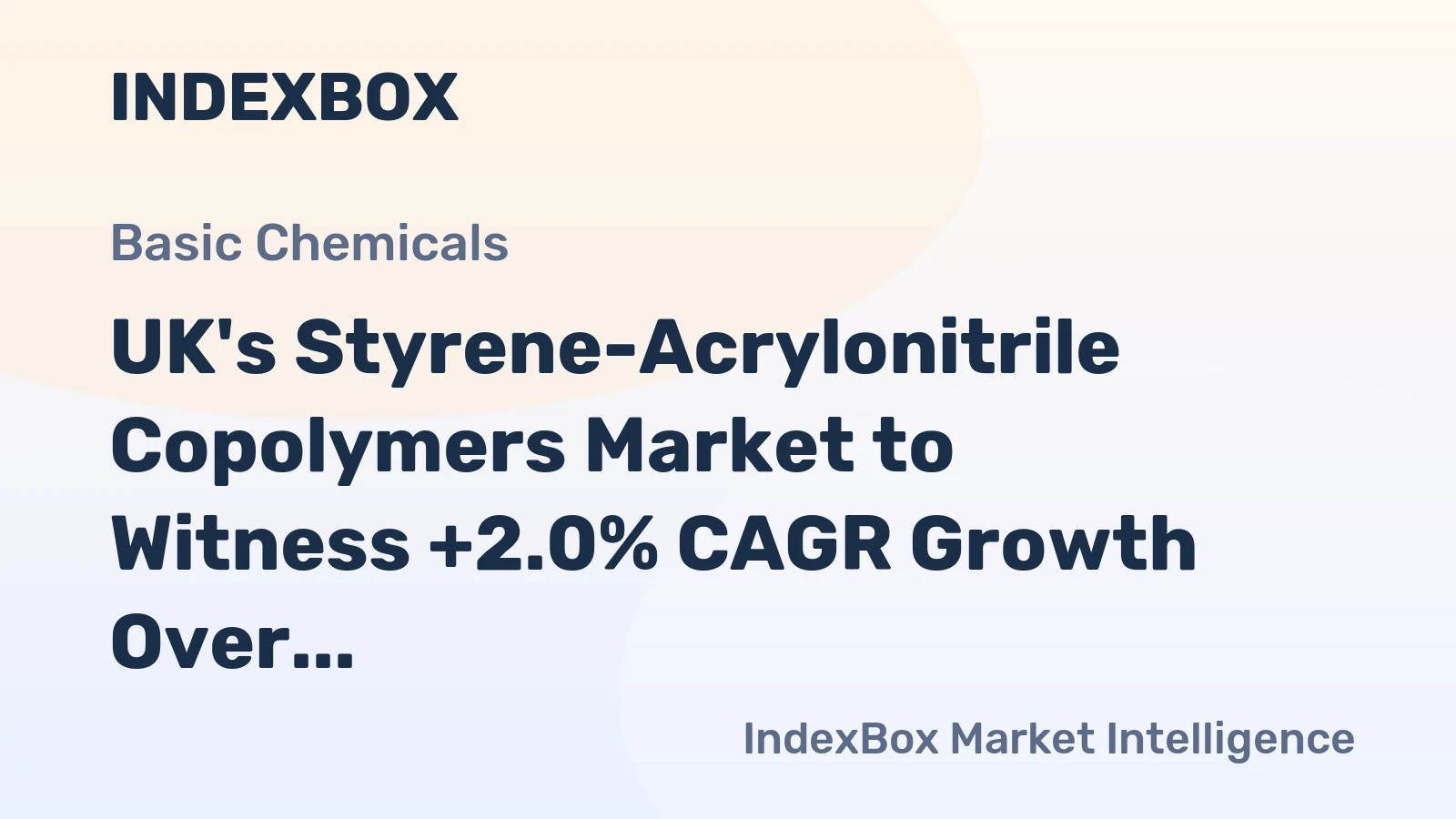 UK's Styrene-Acrylonitrile Copolymers Market to Witness +2.0% CAGR Growth Over Next Decade