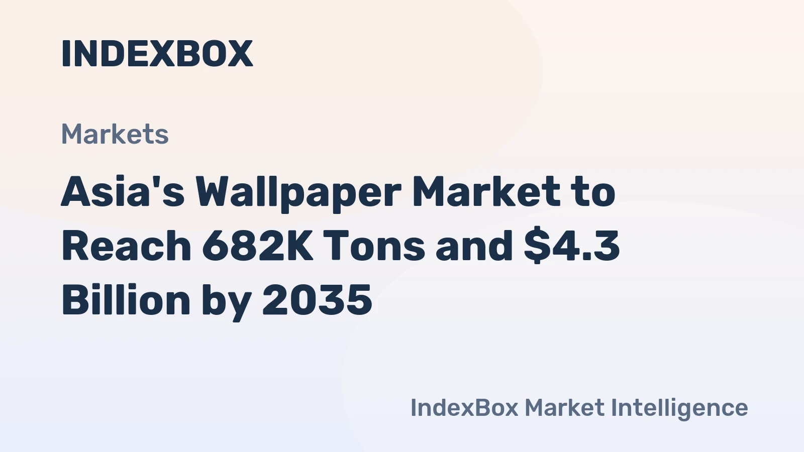 Asia's Wallpaper Market to Reach 682K Tons and $4.3 Billion by 2035