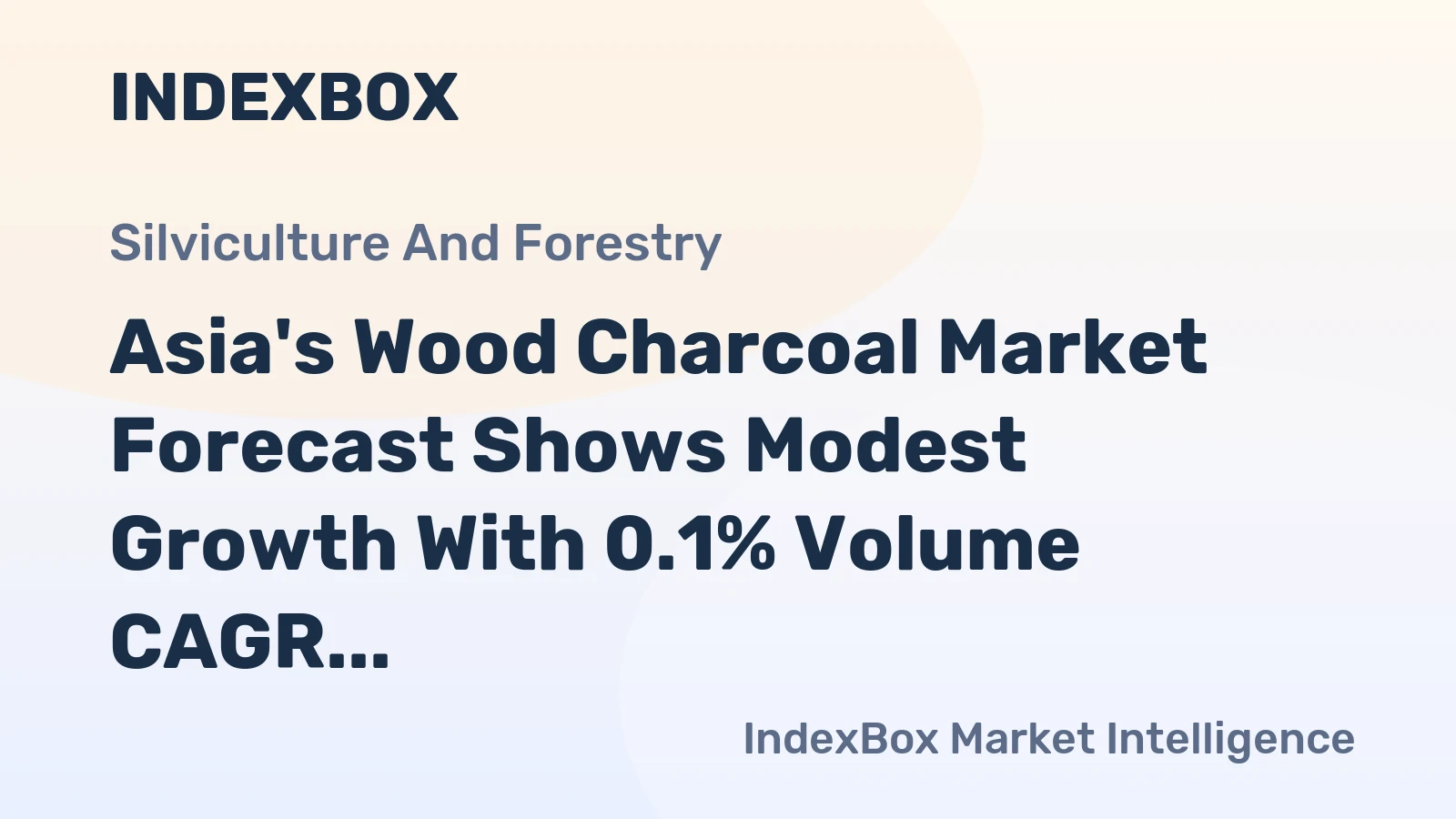 Asia's Wood Charcoal Market Forecast Shows Modest Growth With 0.1% Volume CAGR Through 2035
