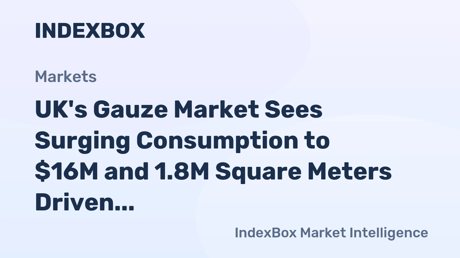 UK's Gauze Market Sees Surging Consumption to $16M and 1.8M Square Meters Driven by Imports