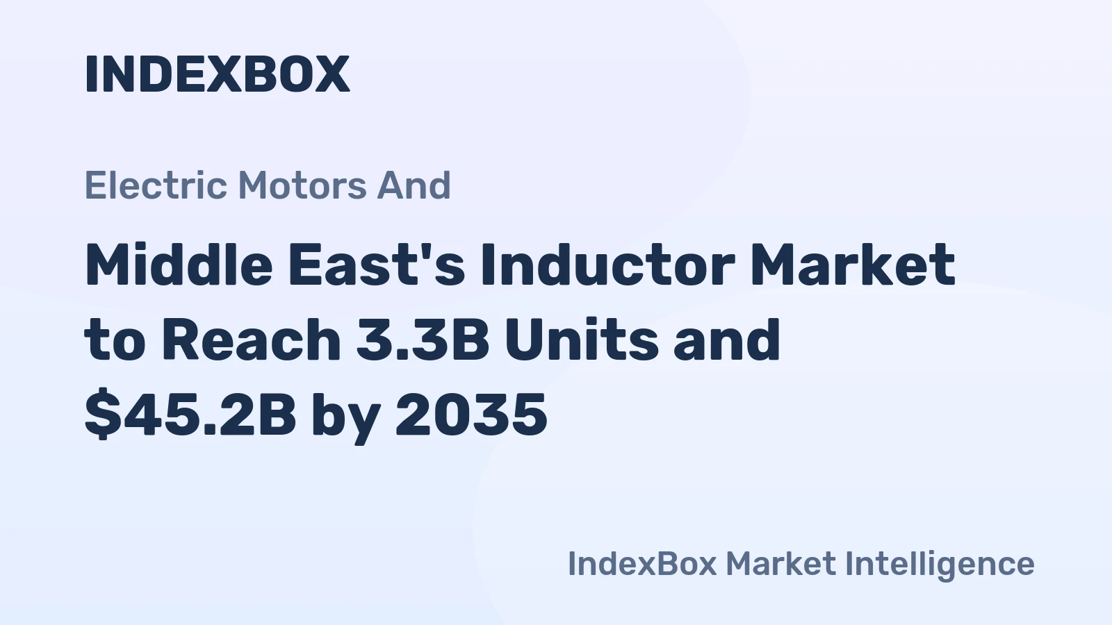 Middle East's Inductor Market to Reach 3.3B Units and $45.2B by 2035