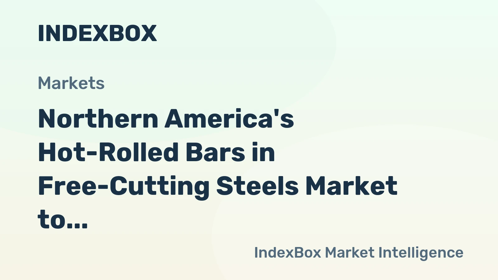 Northern America's Hot-Rolled Bars in Free-Cutting Steels Market to Grow at 1.5% CAGR, Reaching $77M by 2035