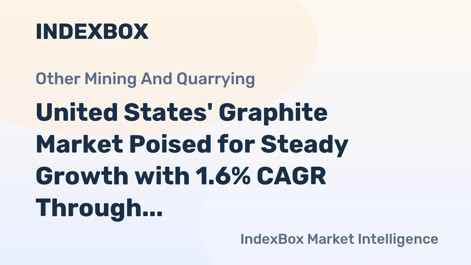 United States' Graphite Market Poised for Steady Growth with 1.6% CAGR Through 2035