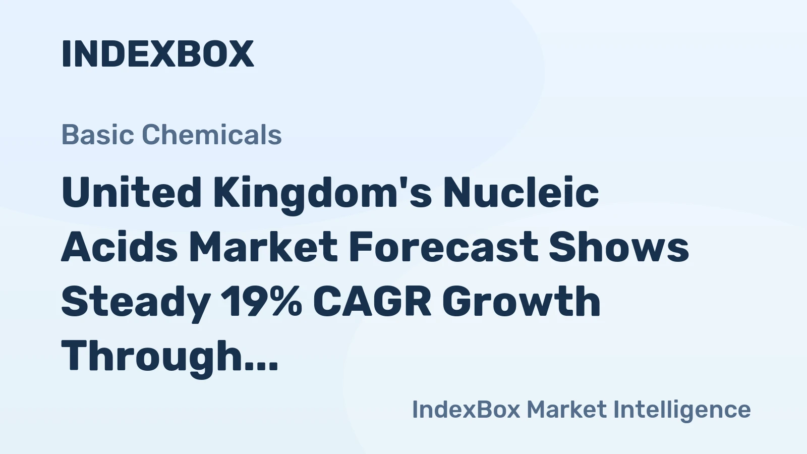United Kingdom's Nucleic Acids Market Forecast Shows Steady 19% CAGR Growth Through 2035