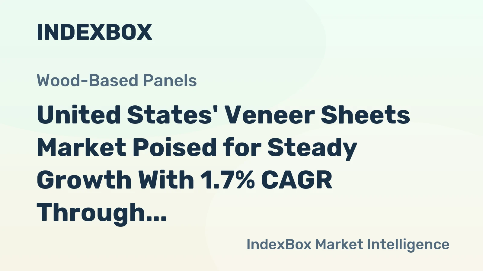United States' Veneer Sheets Market Poised for Steady Growth With 1.7% CAGR Through 2035