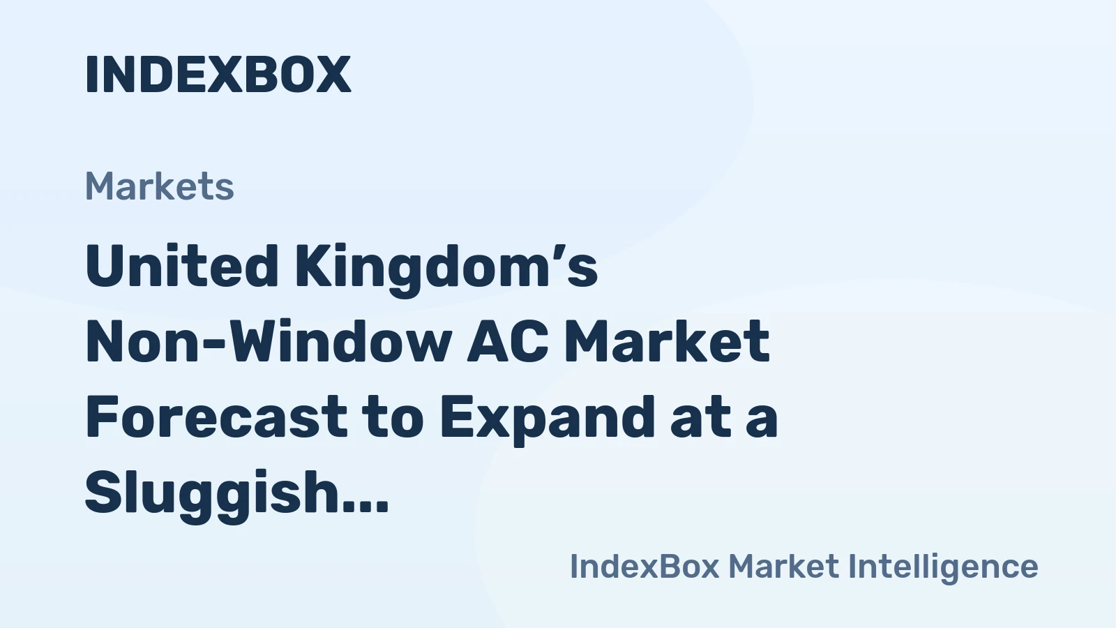 United Kingdom’s Non-Window AC Market Forecast to Expand at a Sluggish 0.5% CAGR Through 2035