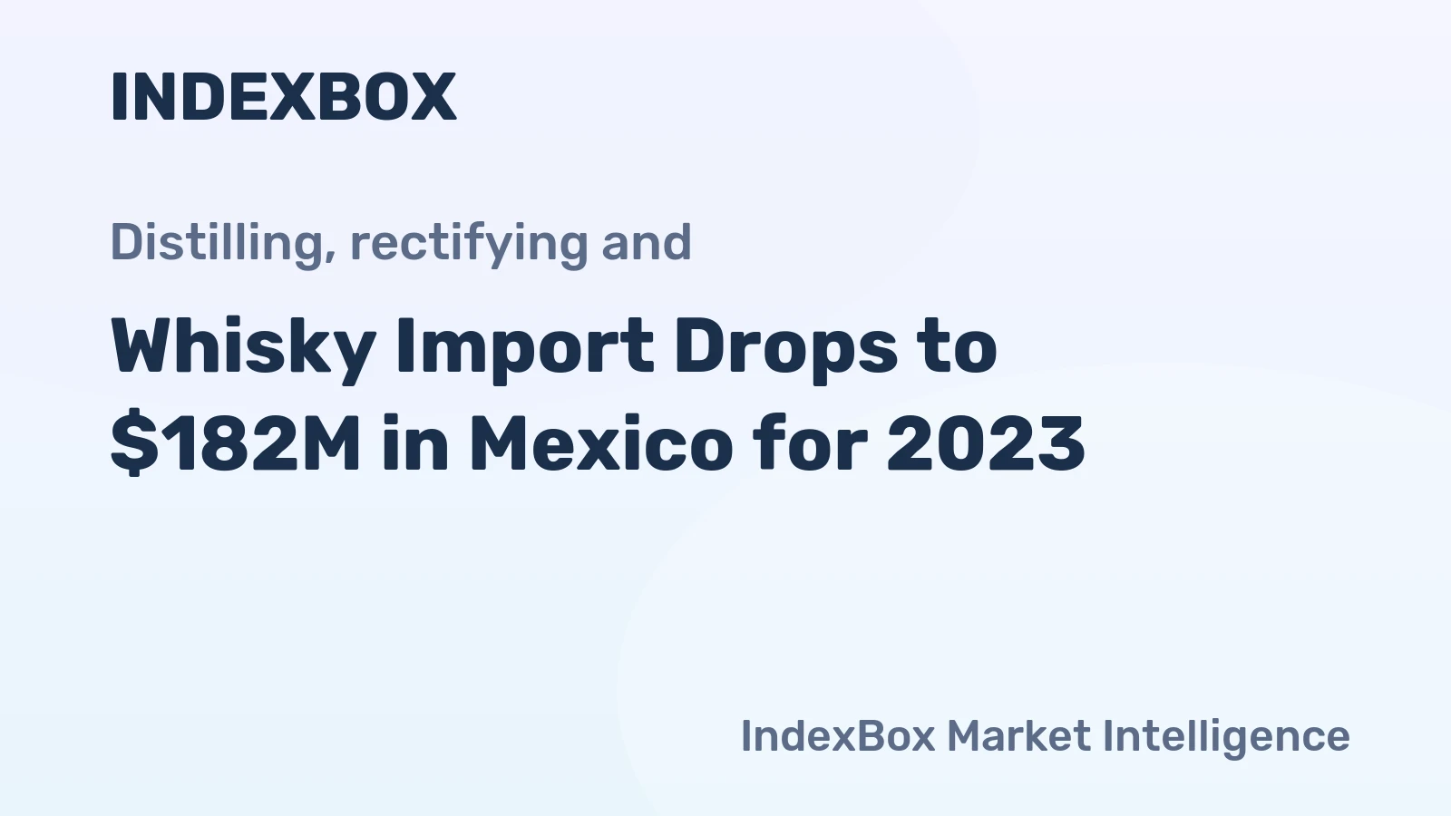 Whisky Import Drops to $182M in Mexico for 2023
