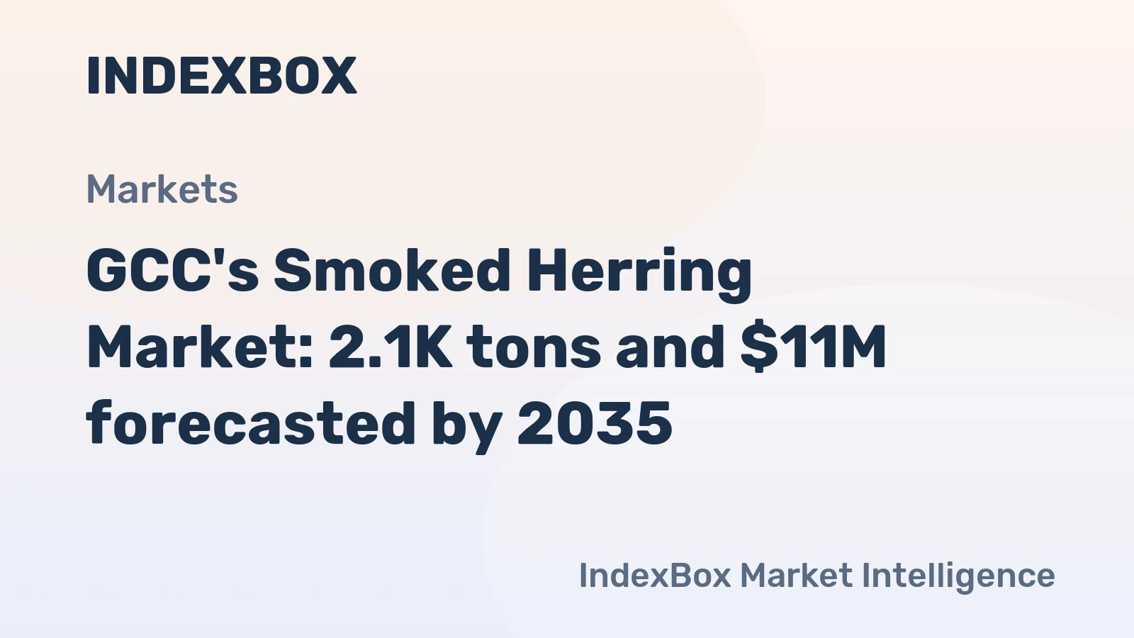 GCC's Smoked Herring Market: 2.1K tons and $11M forecasted by 2035