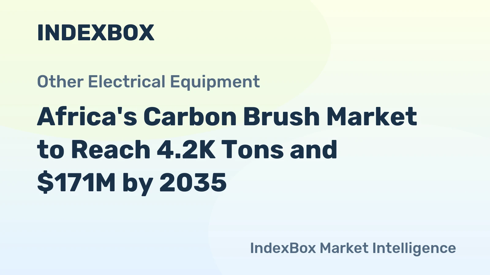 Africa's Carbon Brush Market to Reach 4.2K Tons and $171M by 2035