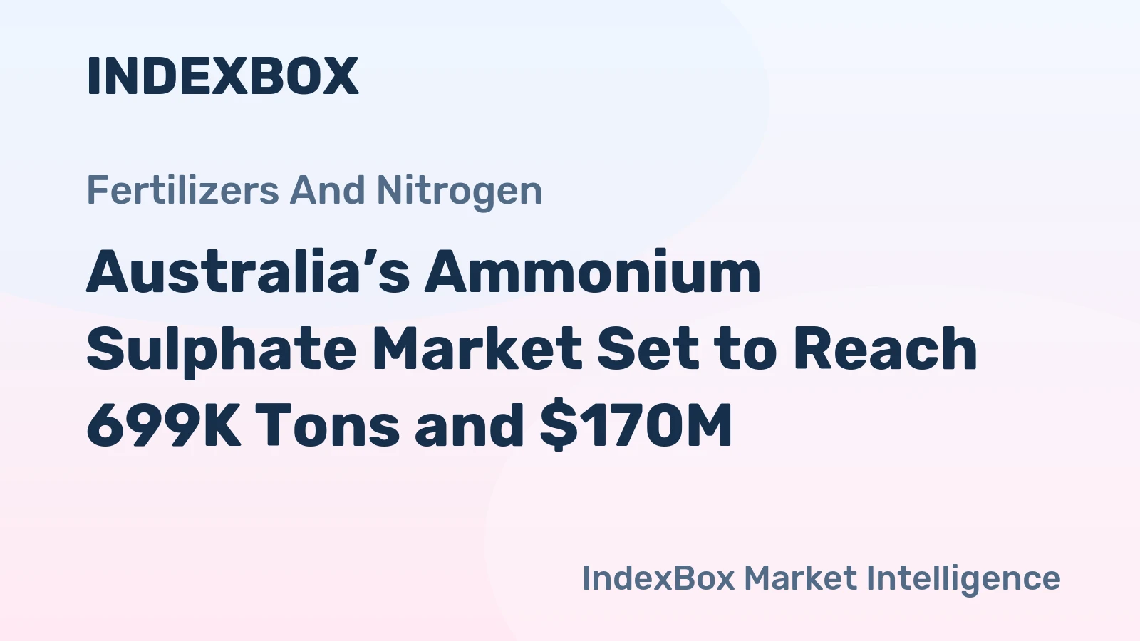Australia’s Ammonium Sulphate Market Set to Reach 699K Tons and $170M