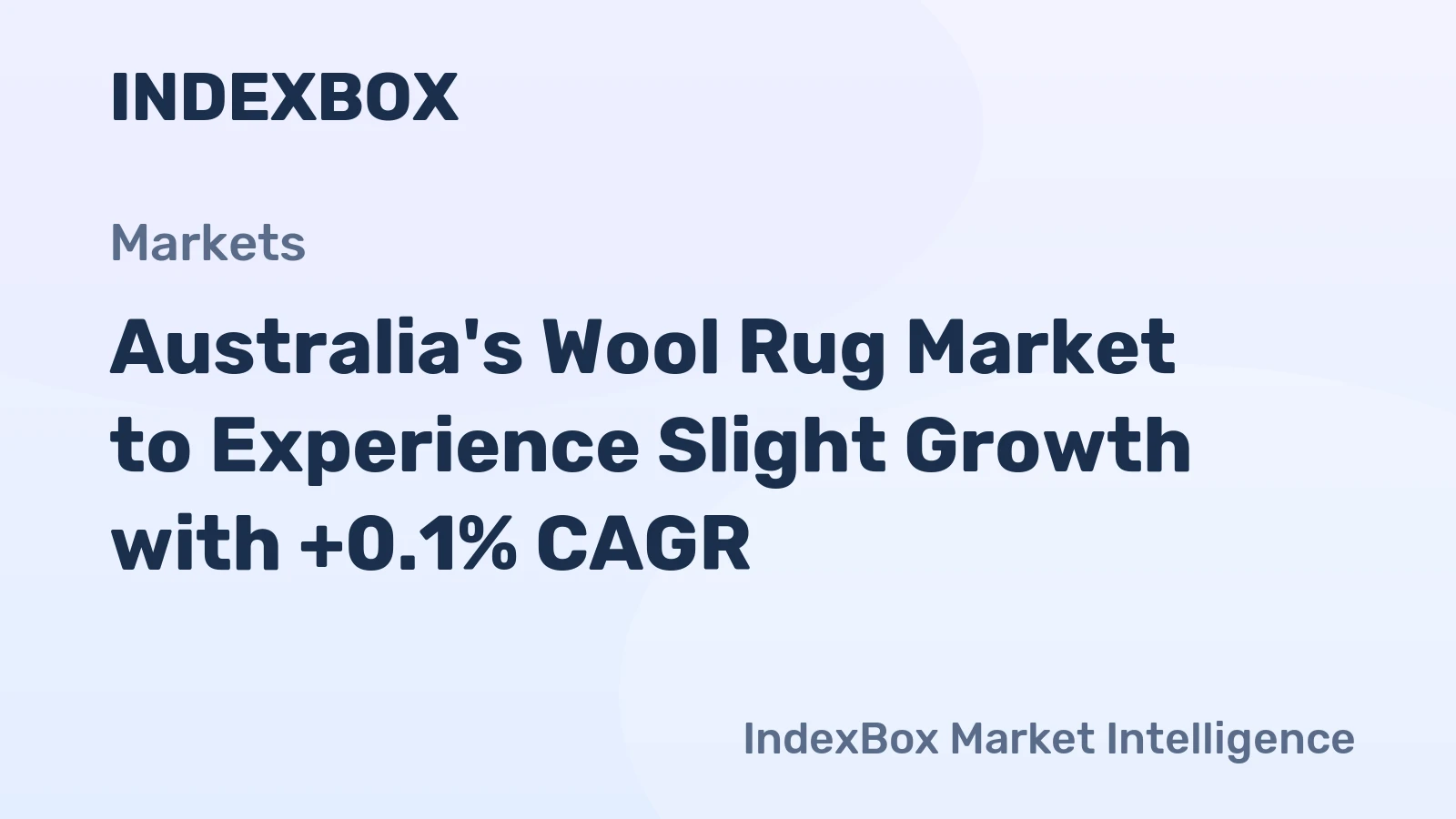 Australia's Wool Rug Market to Experience Slight Growth with +0.1% CAGR