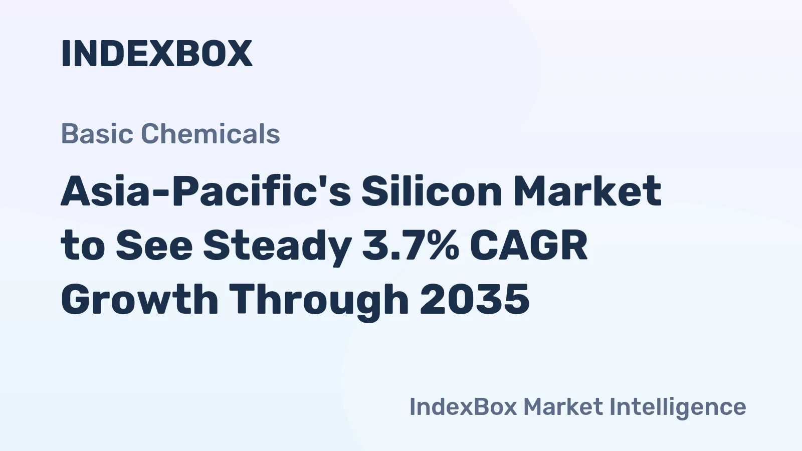 Asia-Pacific's Silicon Market to See Steady 3.7% CAGR Growth Through 2035